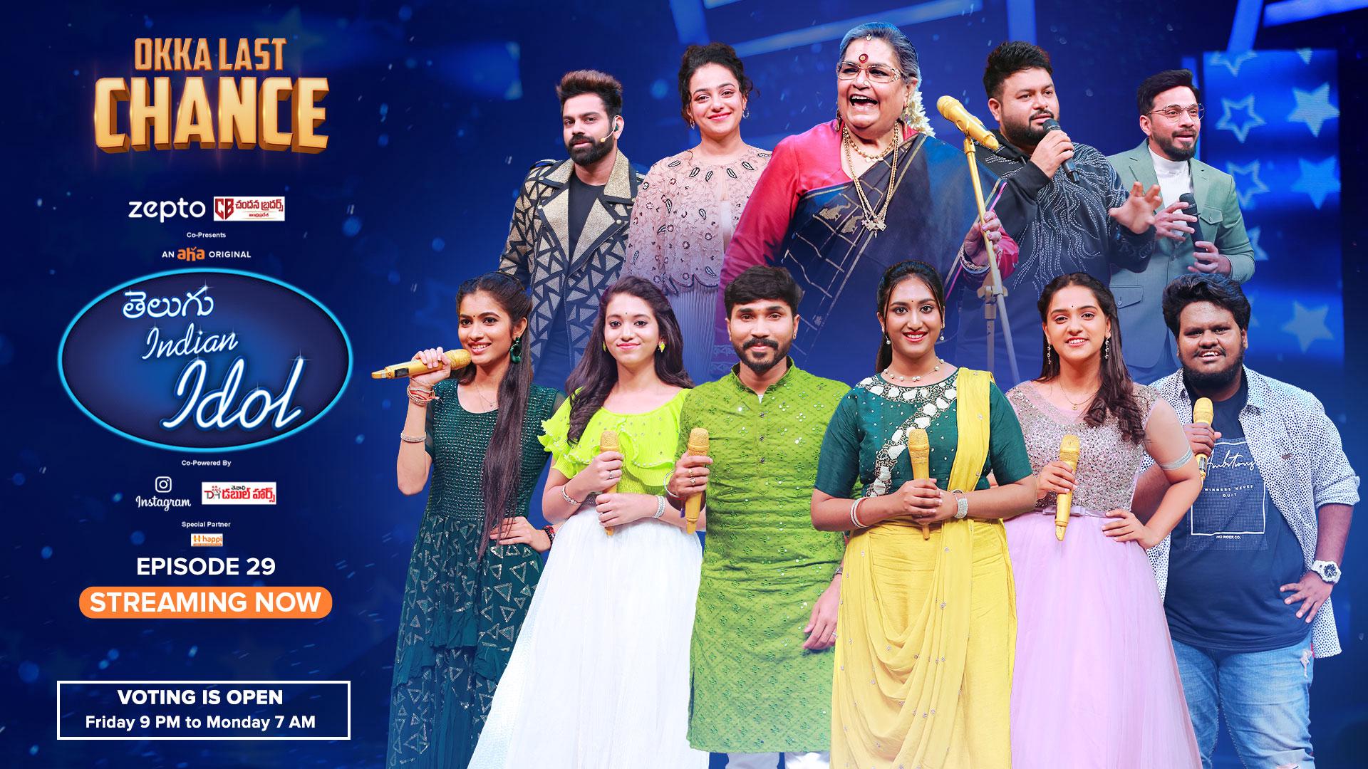 Watch Telugu Indian Idol Episode 29 In Hd Quality Only On Aha