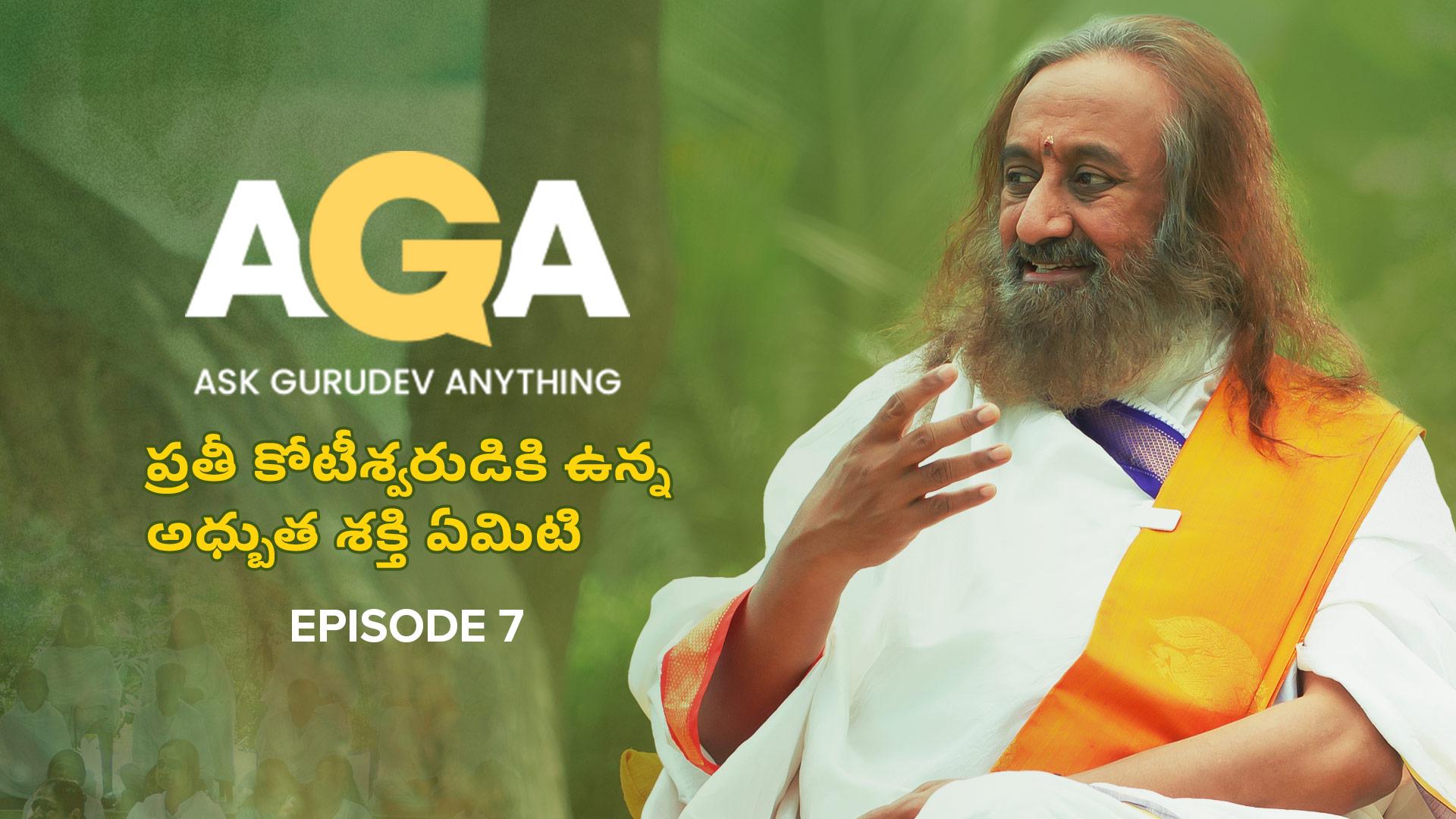 Watch Ask Gurudev Anything (Telugu Dubbed) Series Episode 7 on aha in HD Quality Stream Now.
