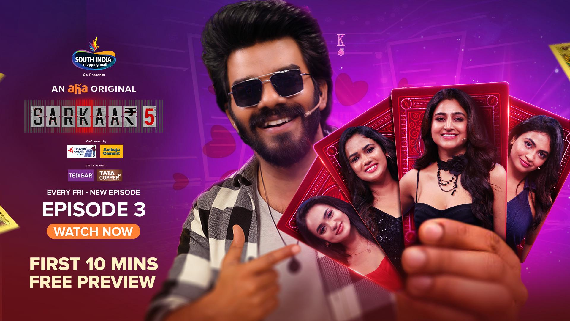 Watch Sarkaar Season 5 Telugu Episode 3 on aha in HD Quality Stream Now.